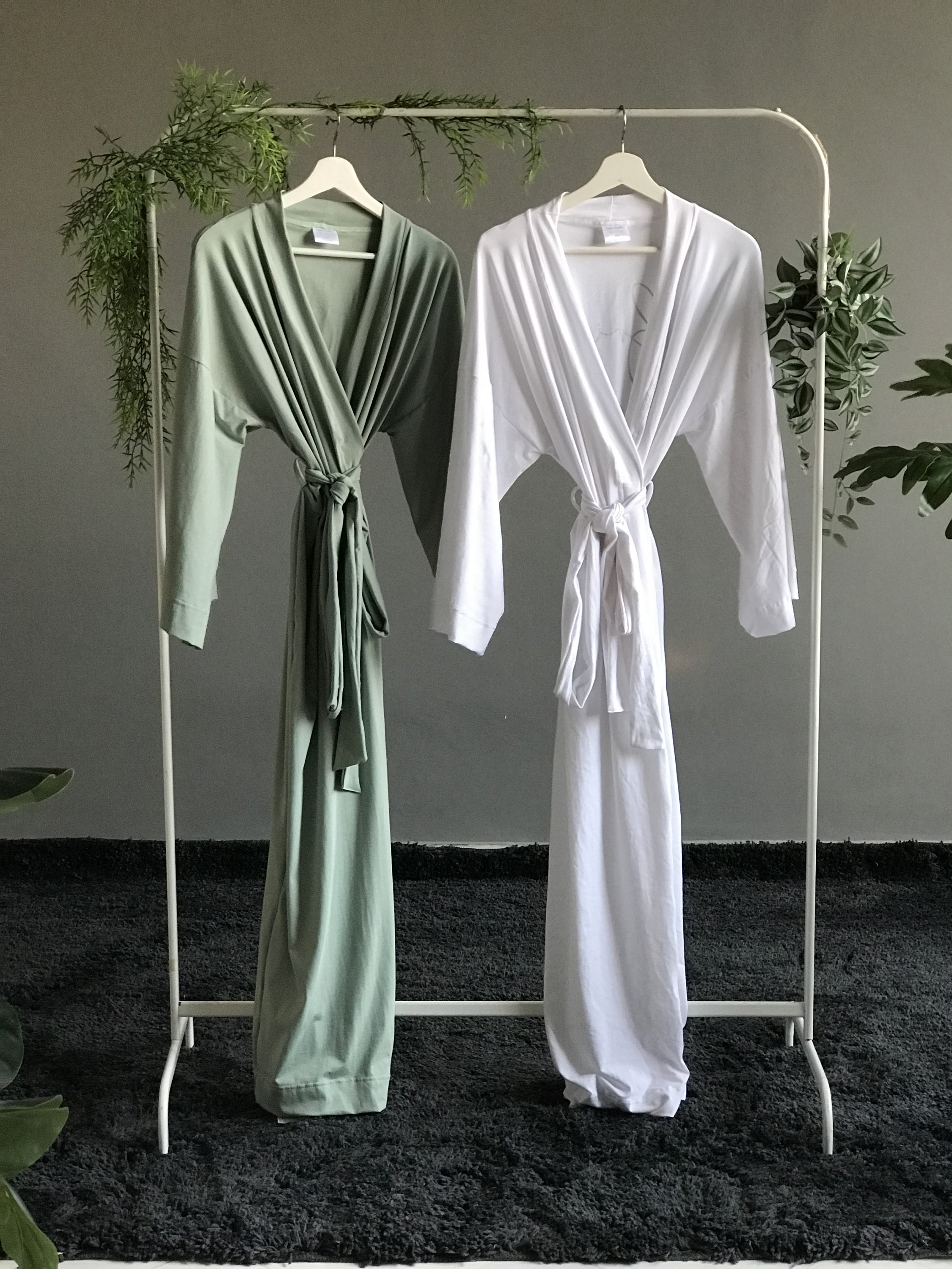 Long Bridesmaid Robes Ankle Calf Length Mother of the Groom/ - Etsy ...