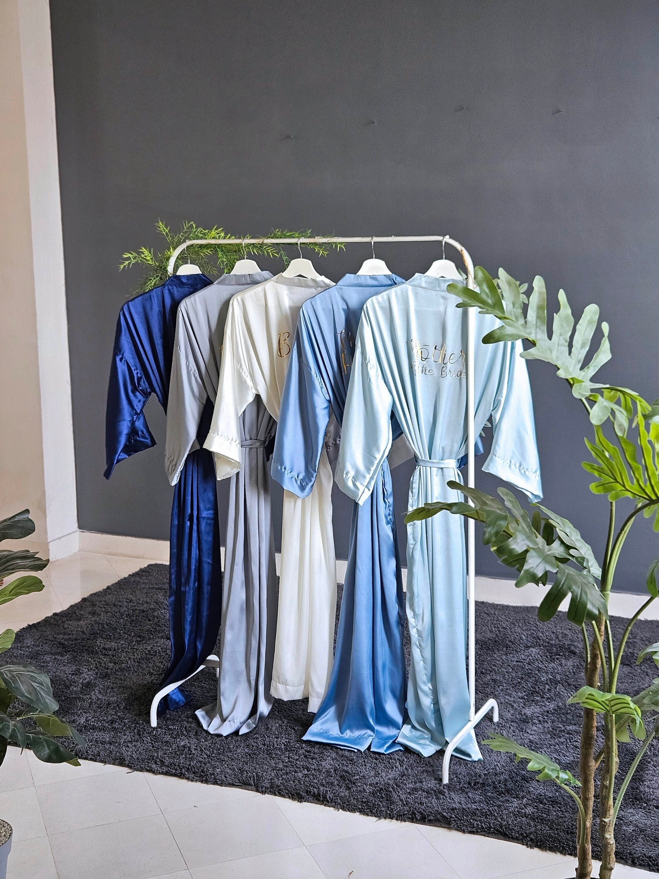 Softest Long Bridesmaid Robes for Mother of the Bride/groom & Bridal ...