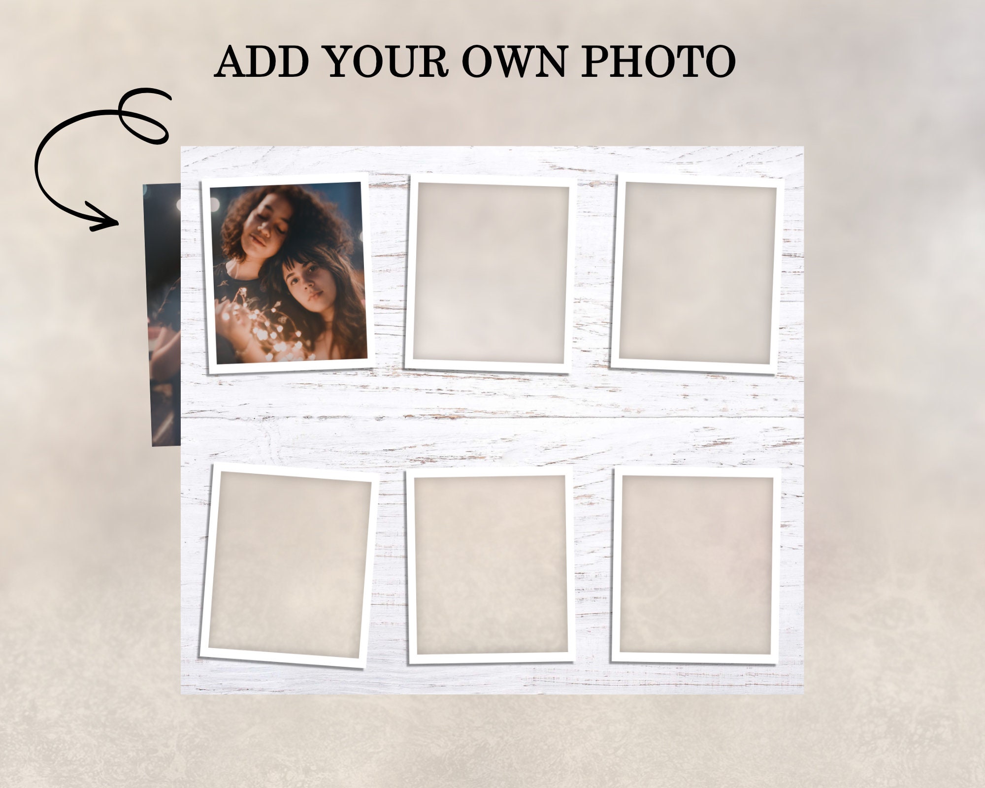 Friends Photo Tumbler Template: Sublimation Collage, 20oz Skinny ...