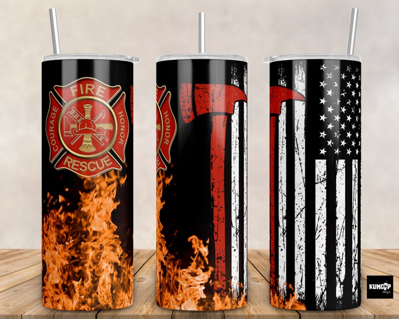 American Firefighter Designs for Straight/tapered Fire - Etsy