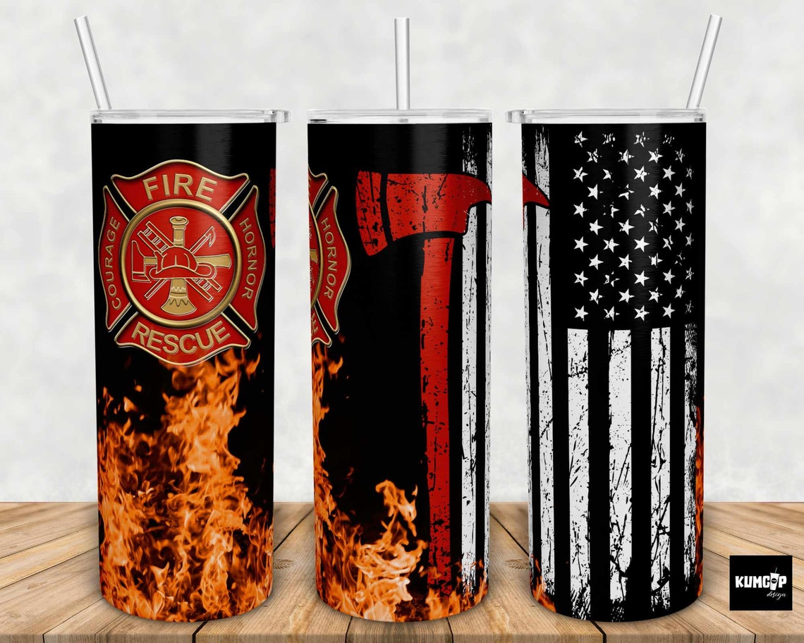 American Firefighter Designs for Straight/tapered Fire - Etsy