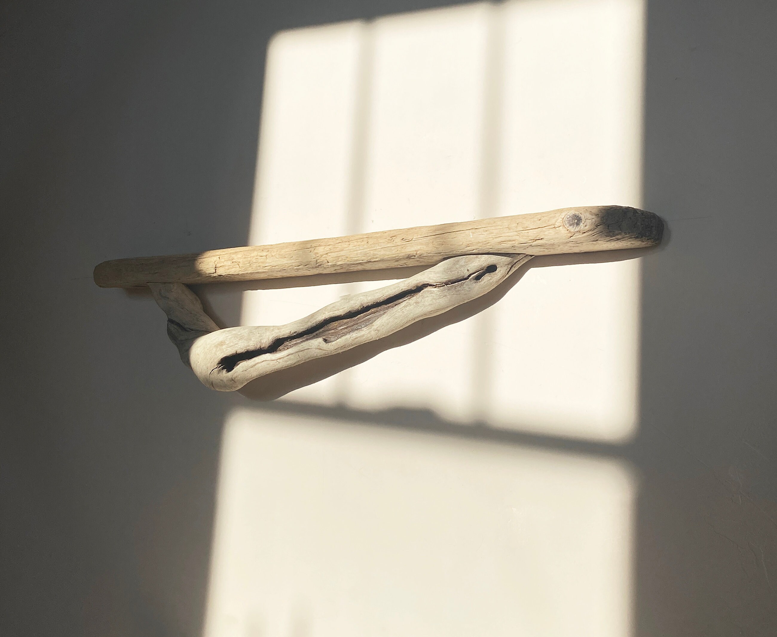 Rustic Driftwood Floating Shelf Natural Drift Wood Wall - Etsy