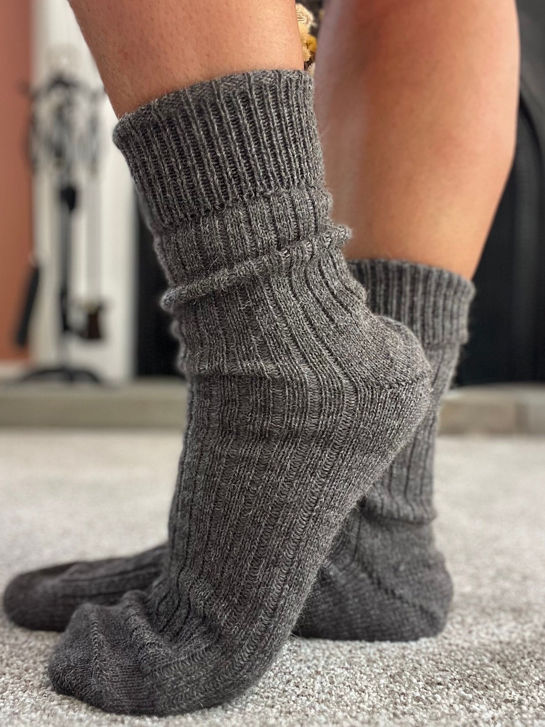 Cheshire Alpacas Alpaca Wool Socks - Etsy UK