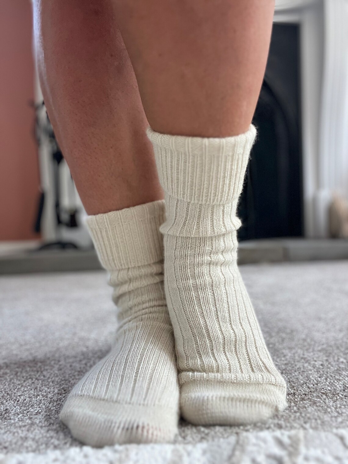 Cheshire Alpacas Alpaca Wool Socks - Etsy UK