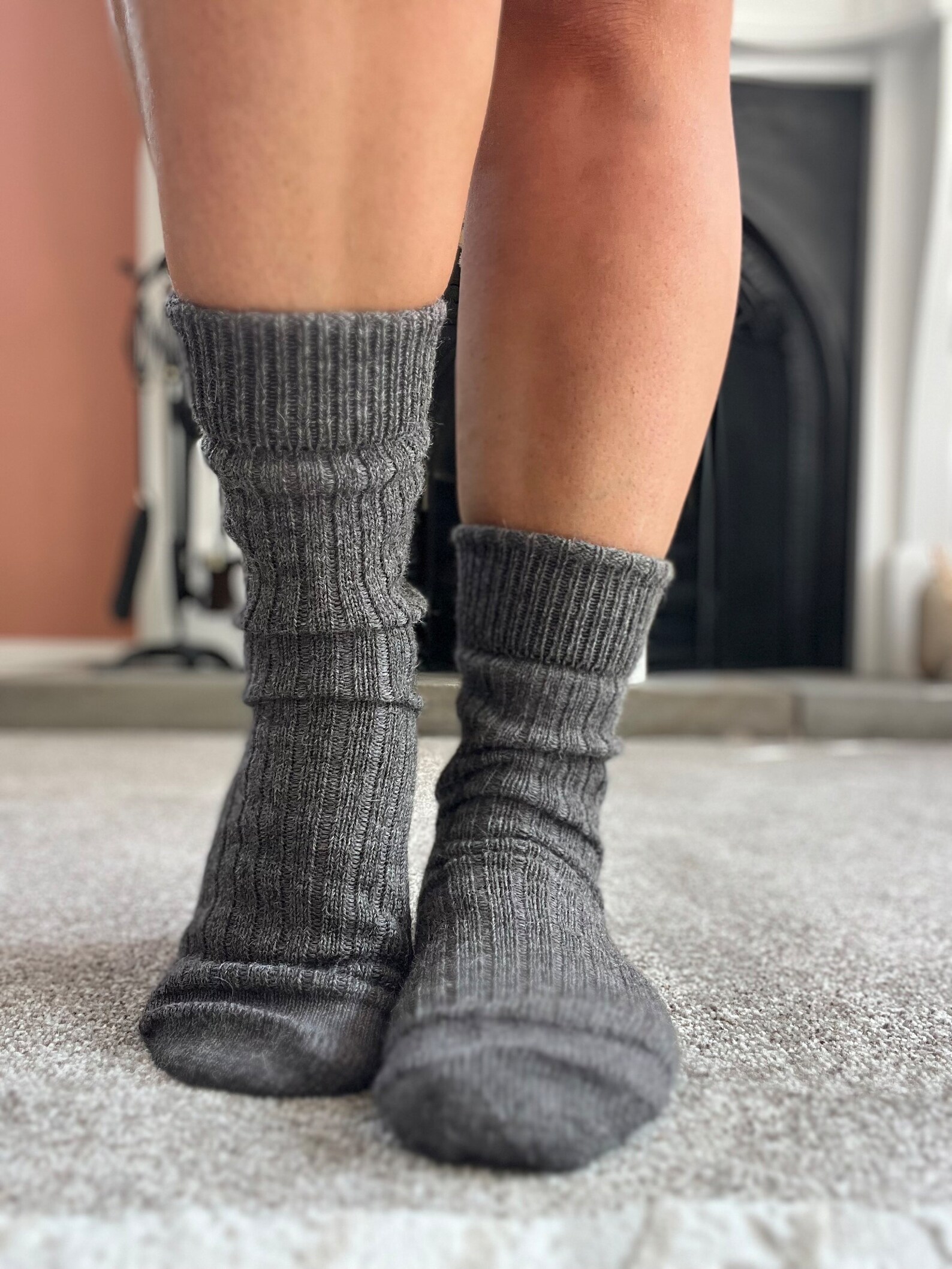 Cheshire Alpacas Alpaca Wool Socks - Etsy UK