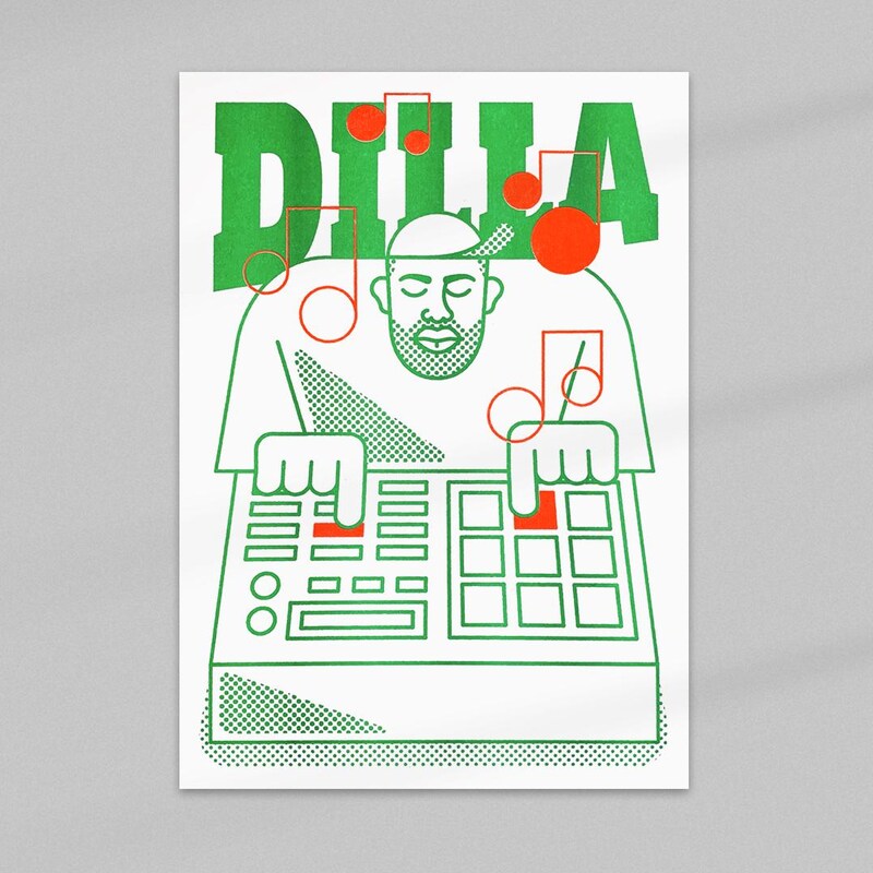 J Dilla Hip Hop Poster - Etsy UK