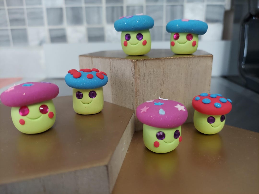 Mystery Handmade Marshmallow Clay Desk Buddy Green (1) - Etsy