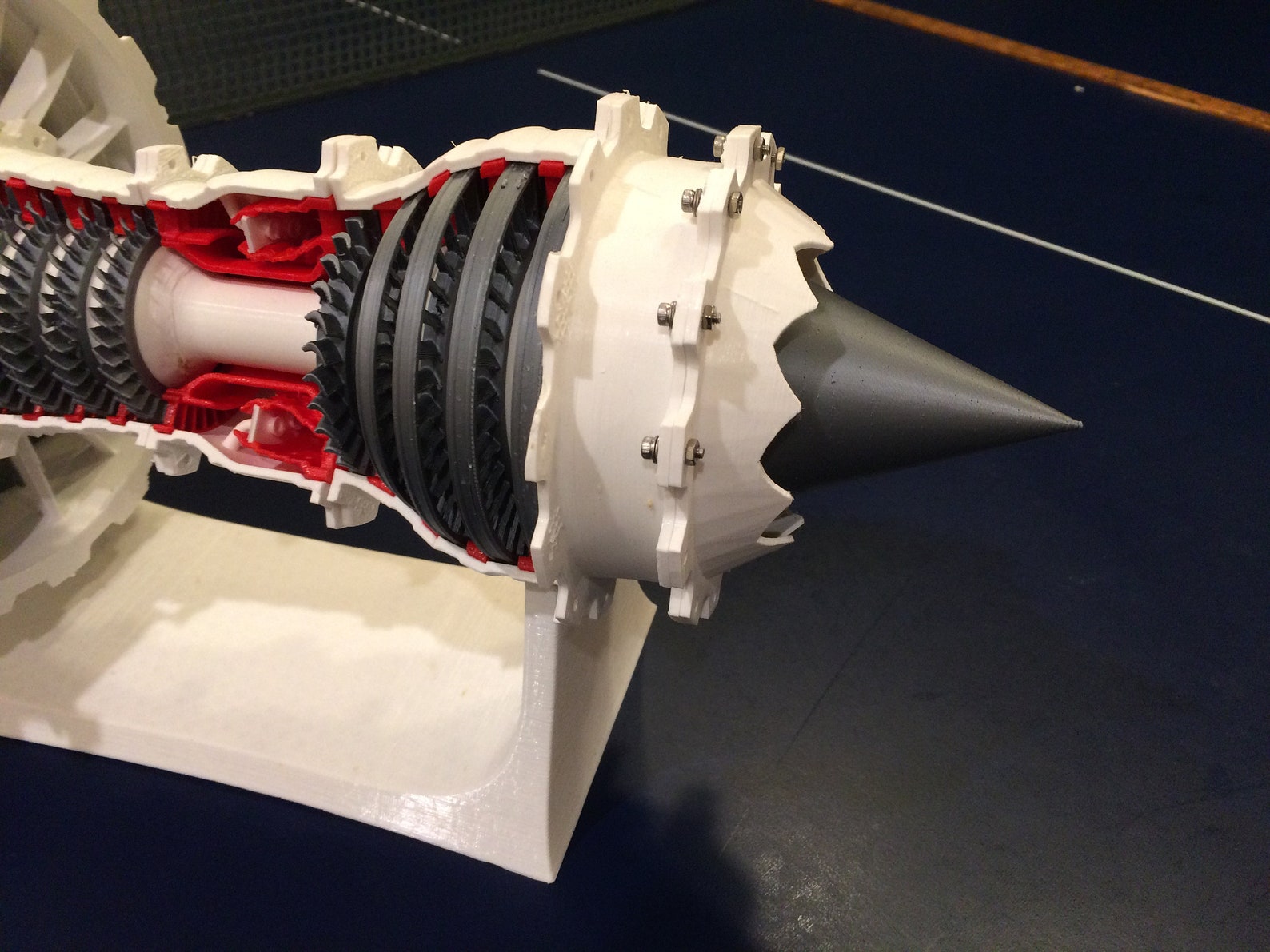 High Detail 3d Printed Turbofan Engine | Etsy