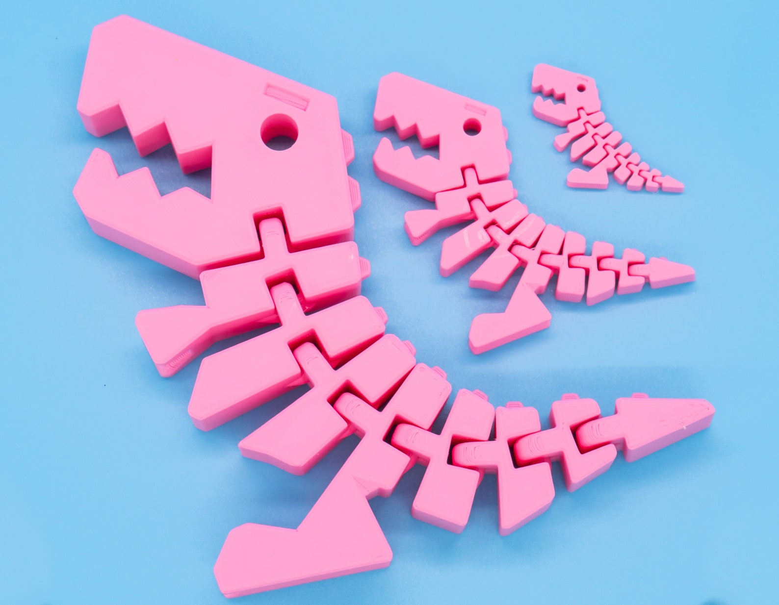 Flexirex Flexible T-rex 3D Printed Free Shipping | Etsy