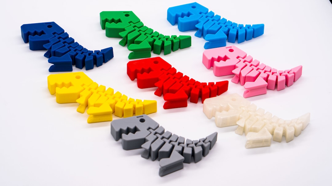 Flexirex Flexible T-rex 3D Printed Free Shipping - Etsy Sweden