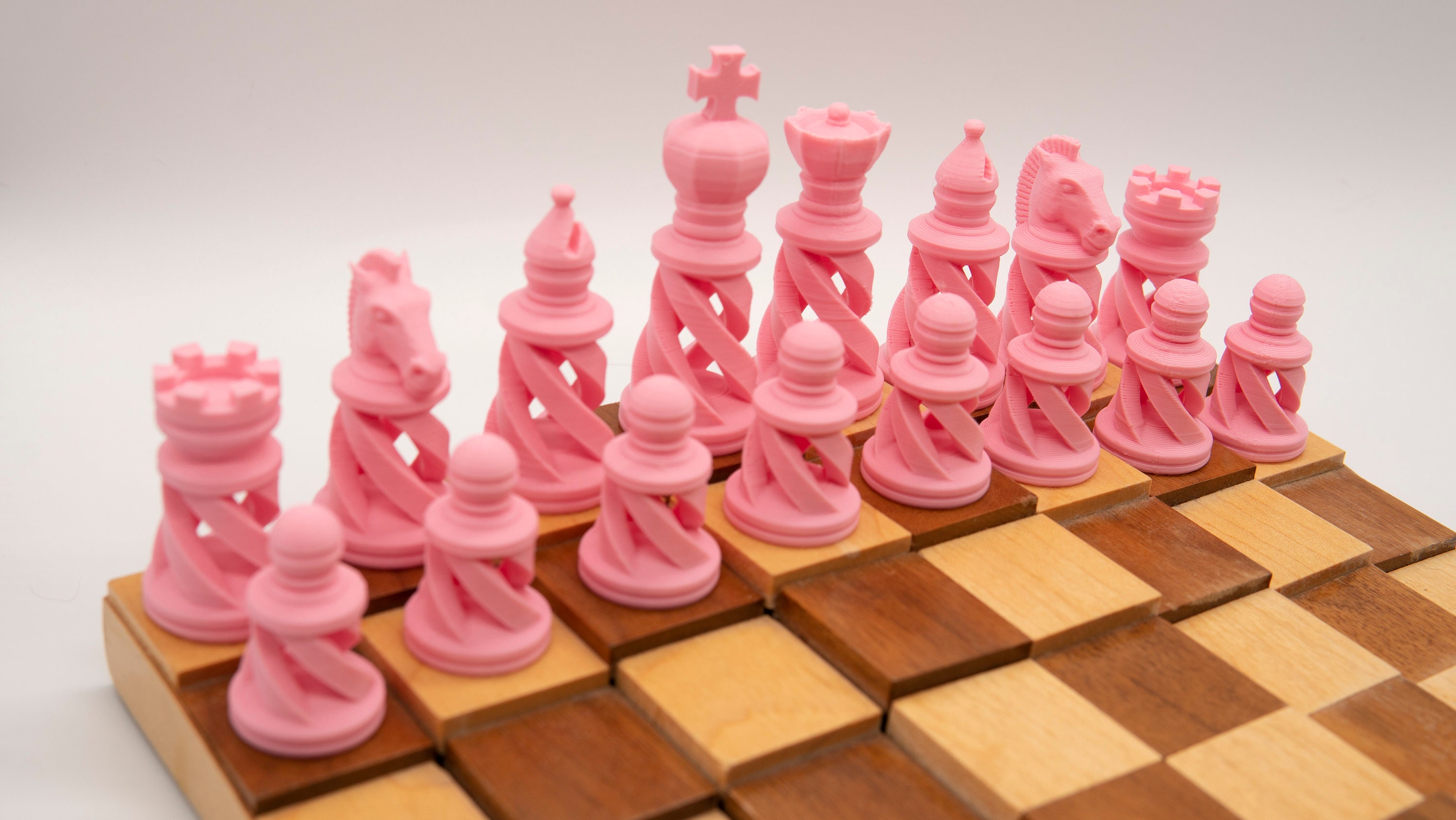 Spiral Chess Set 3D Printed | Etsy