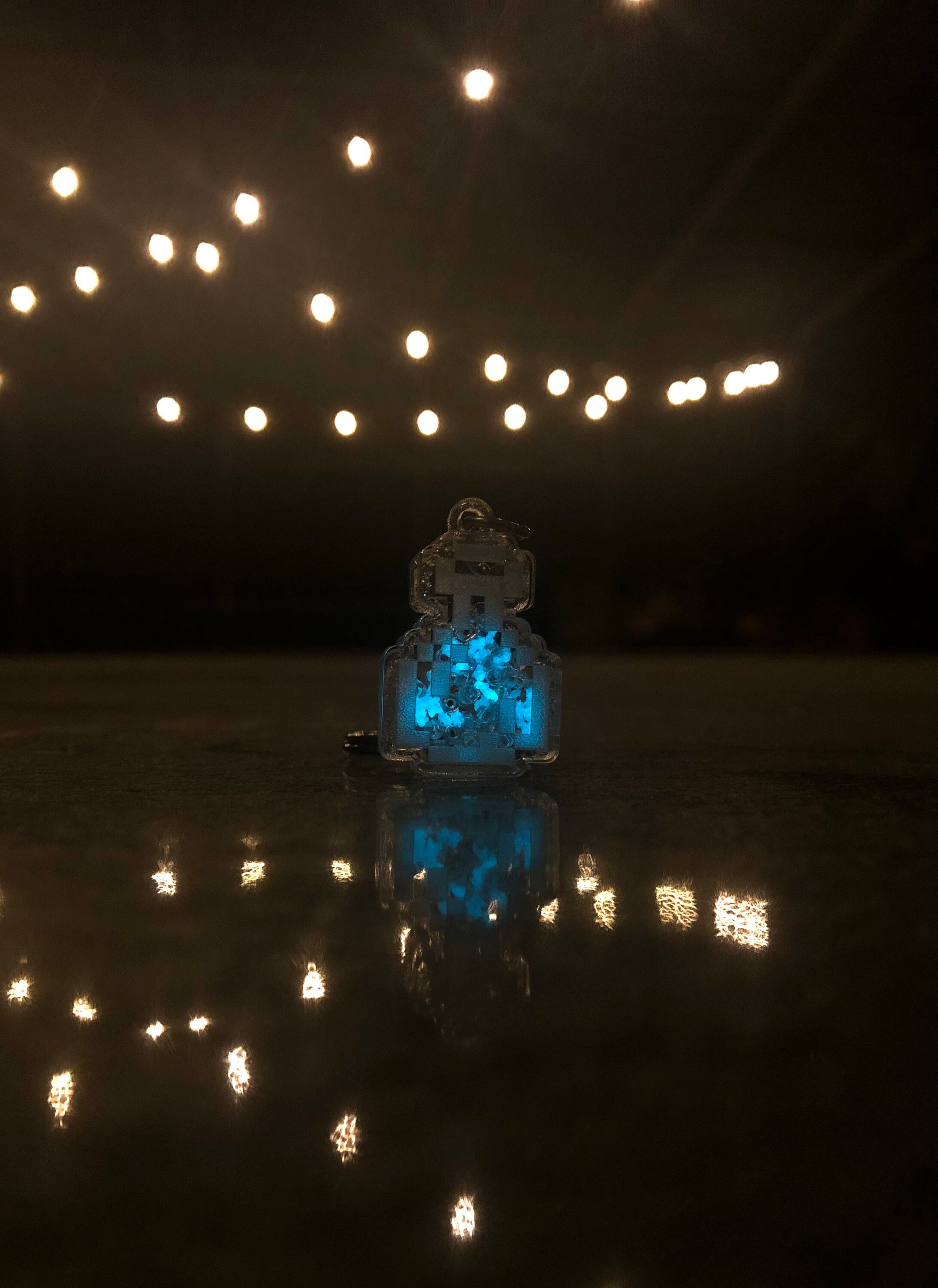 Glow in the Dark Minecraft Potion Inspired Keychain Charm - Etsy