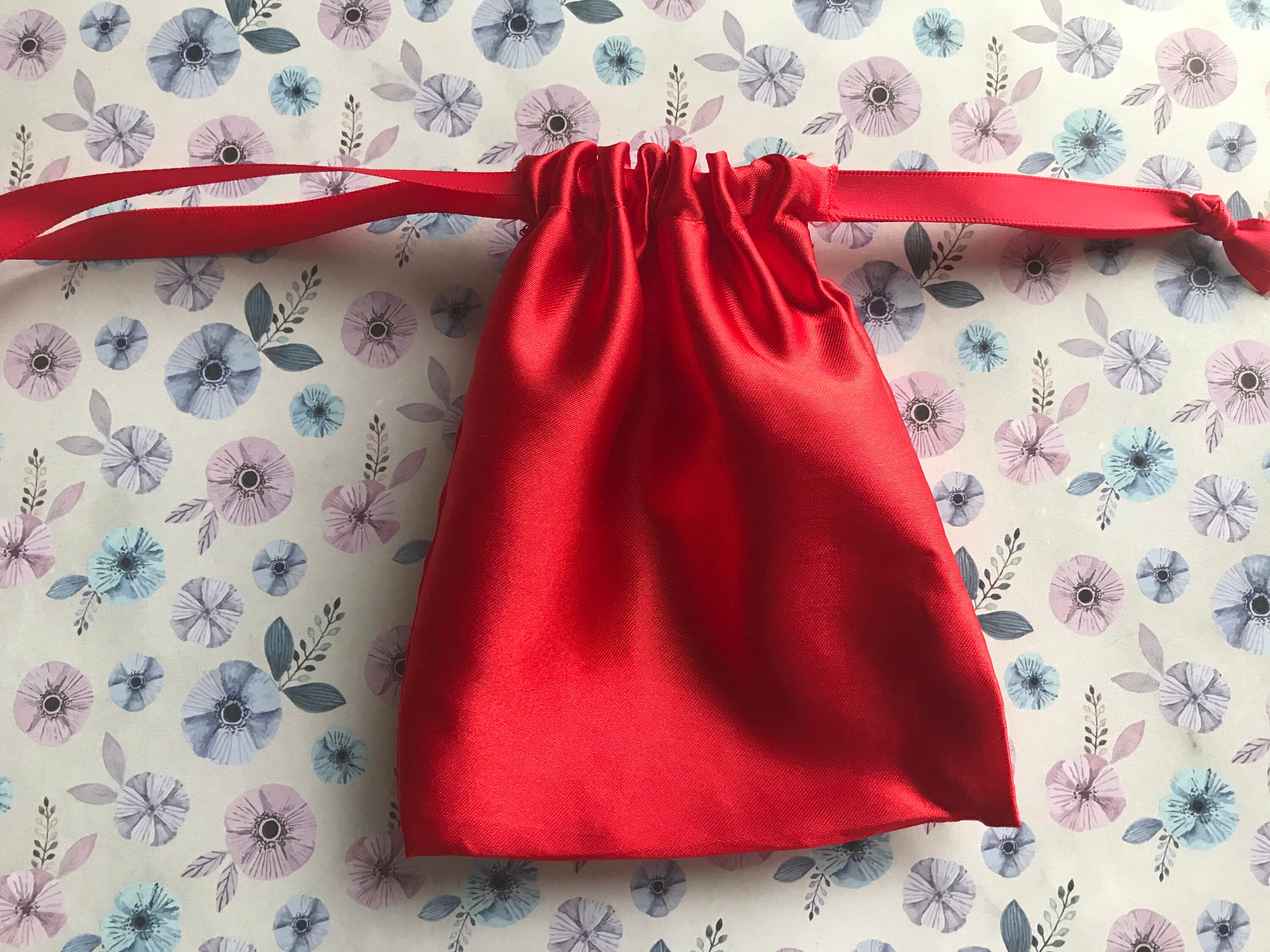 Assorted coloured silky satin pouches 10 to choose from / | Etsy