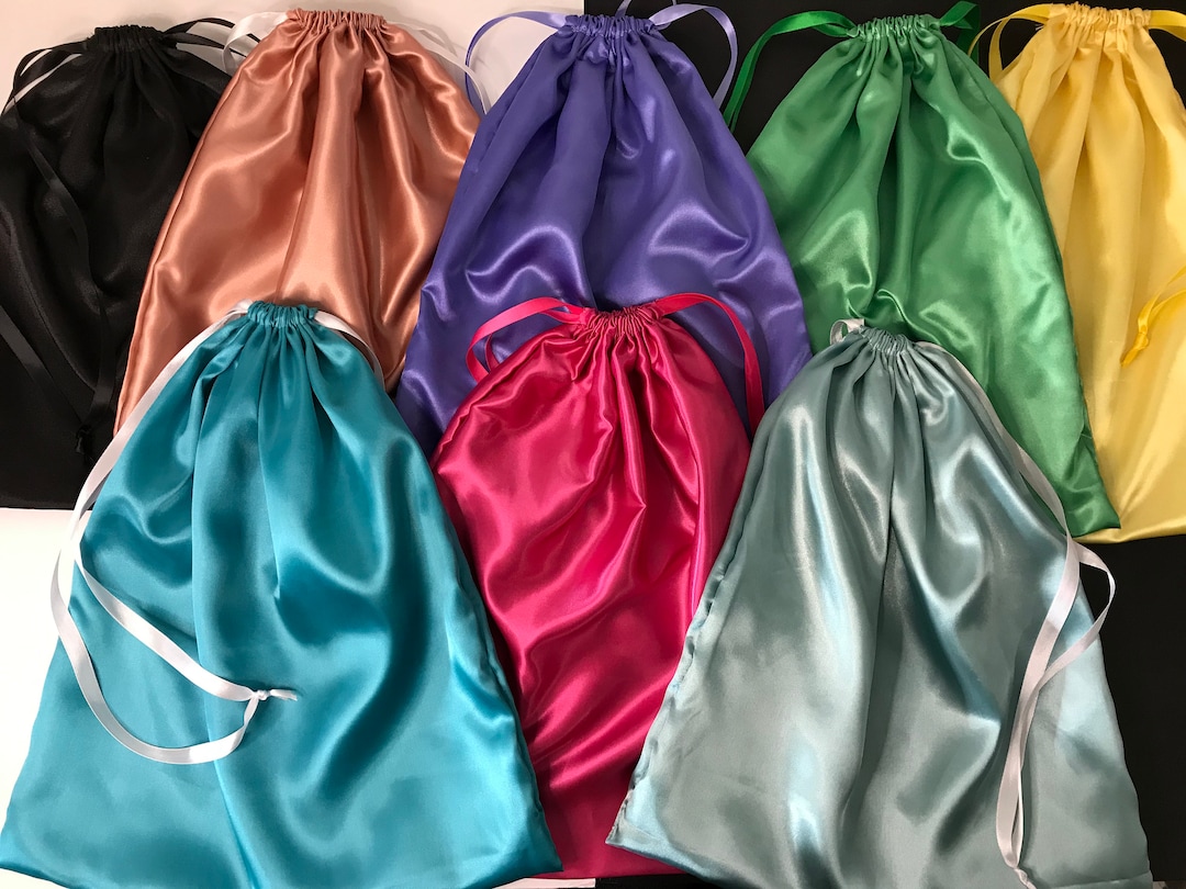 Extra Large Satin Bags / Satin Pouches / 13 Different Colours to Choose From - Etsy Australia