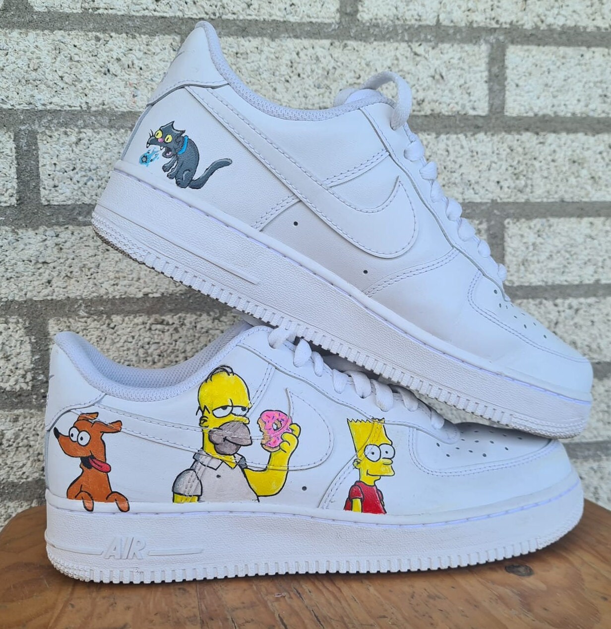 The Simpsons Custom Sneakers - Etsy