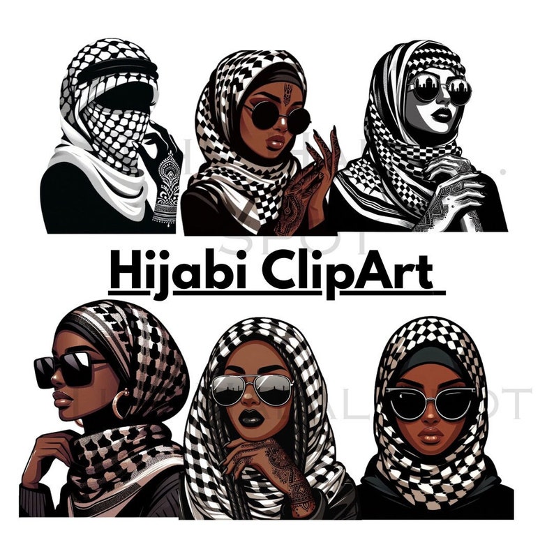 Muslim Hijabi Pngdigital Download |hijab Clipart |islamic Graphics ...