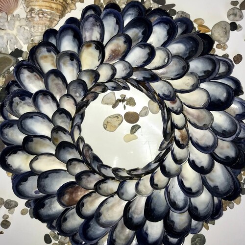 Stunning Mussel Shell Wreath Not Just for Christmas - Etsy