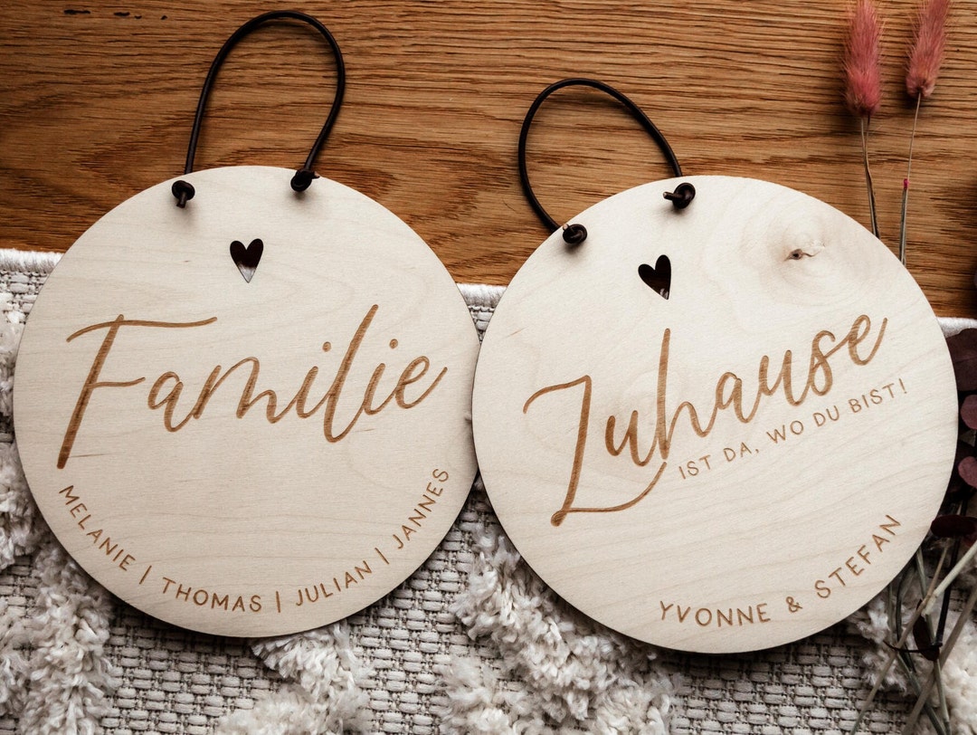 Personalized Wooden Sign Family - Home / Family Sign - Etsy