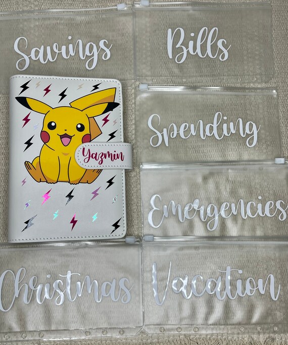 Pikachu Personalized A6 Budget Binder | Etsy