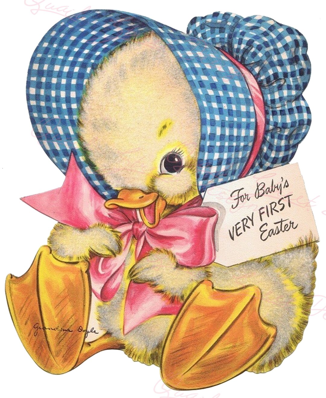Vintage Easter Print - Reproduction From Vintage Easter Cards First ...