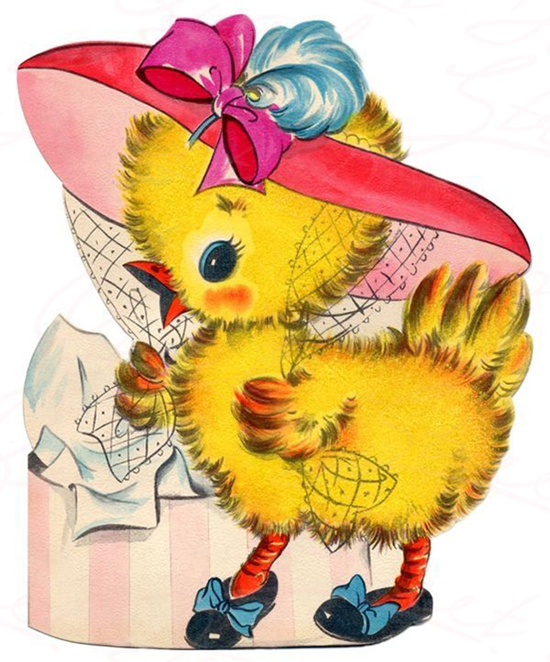 Vintage Easter Print - Reproduction From Vintage Easter Cards ...