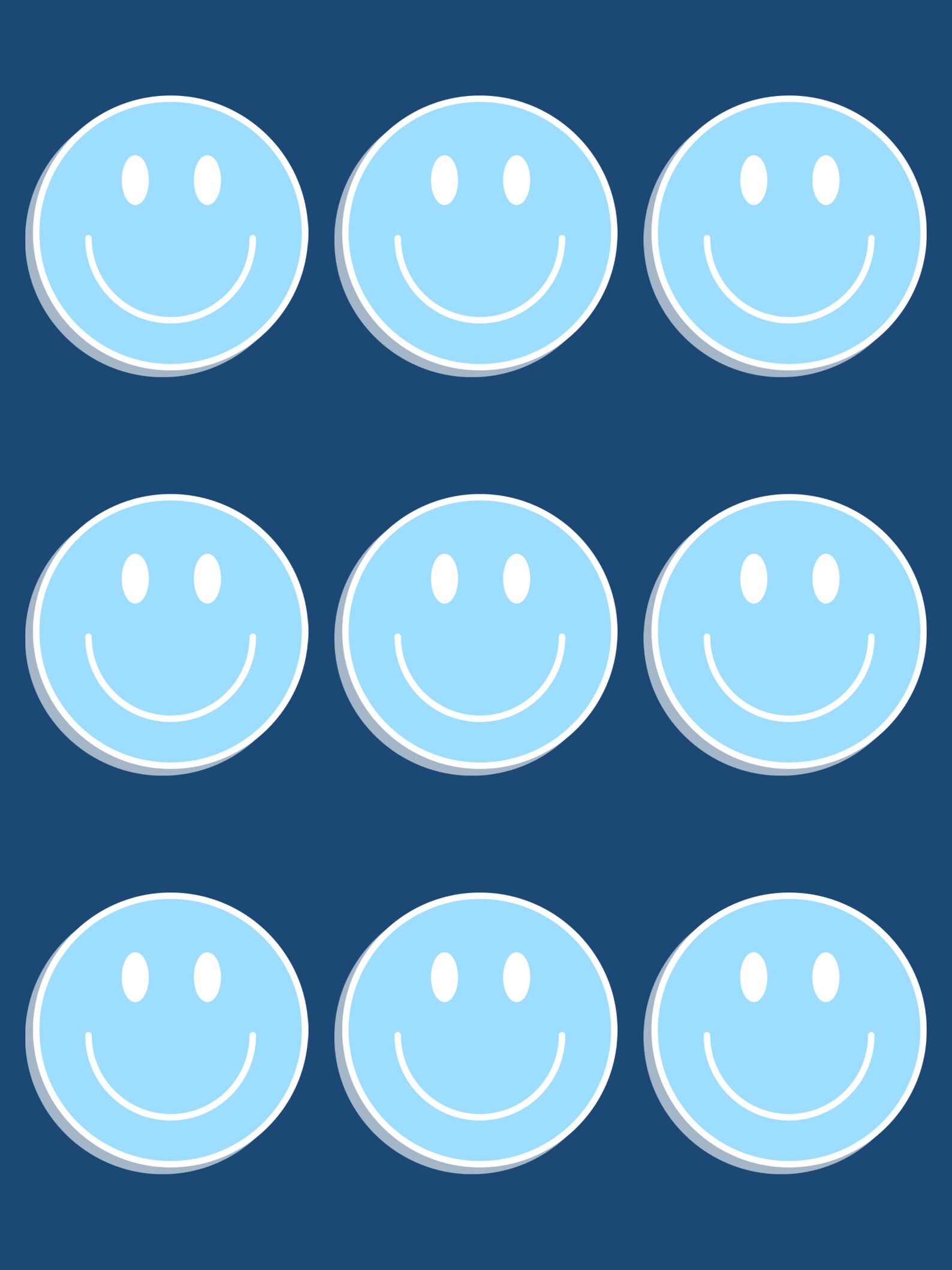 Preppy Blue Wall Art - Etsy