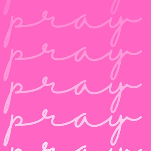 Christian Pink Digital Prints - Etsy