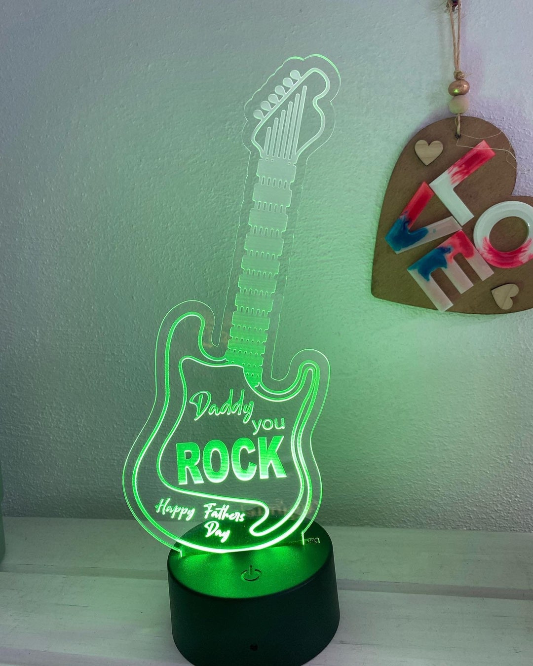 Guitar Led Lamp, Guitar Night Led Lamp, Personalized - Etsy