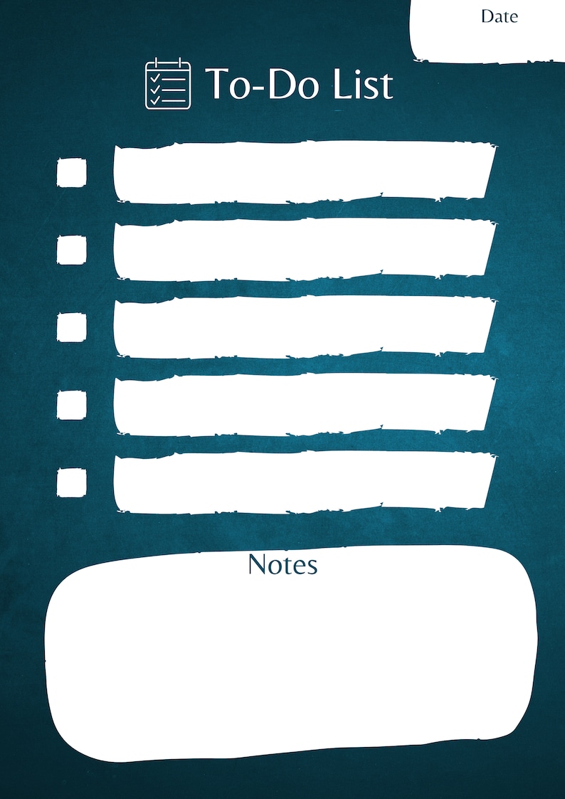 Daily to Do Lists - Fillable and Printable Pdfs, Simple Task Planner ...