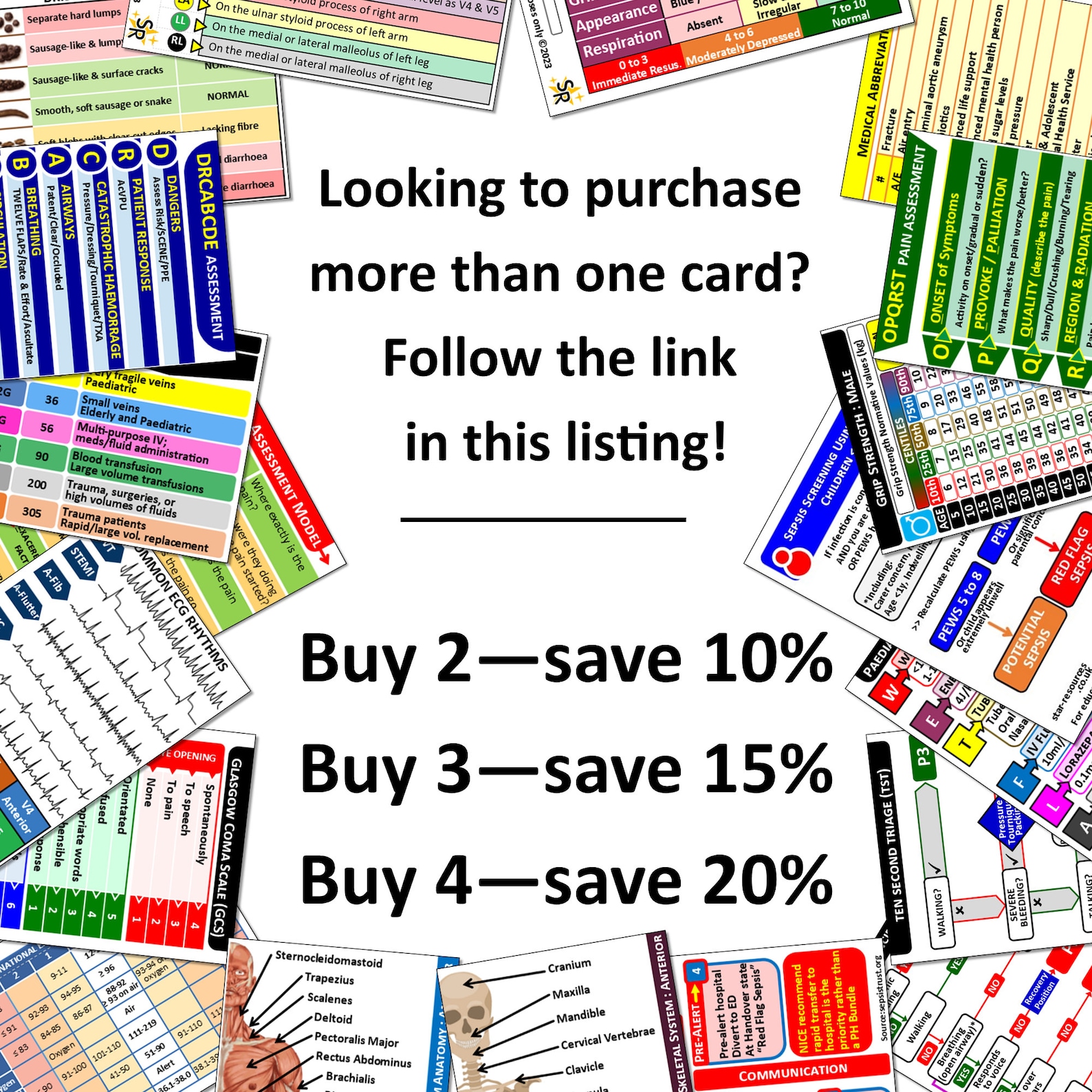 Methane/atmist Ample ID Badge Flash Card Student Paramedics Ambulance ...