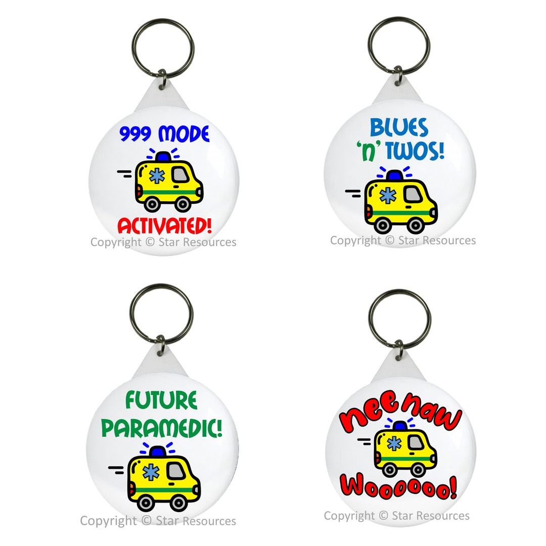 Student, Paramedic, Medic Key Ring - Ambulance Gift Keyring - Etsy UK