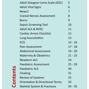 Patient Assessment Pocket Book - Paramedic, Student, Nurse, FREC ...