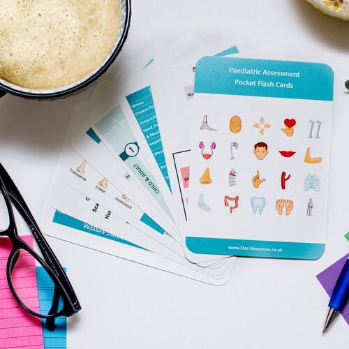 Paediatric Patient Assessment Revision Flash Cards - Etsy UK