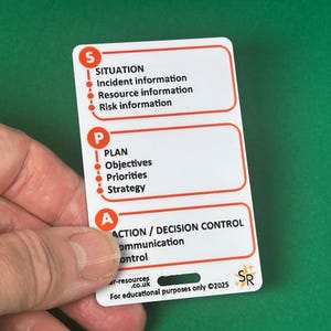 Major Incident Handover Flashcard – MOTHERS and SPA Mnemonics | Durable ...