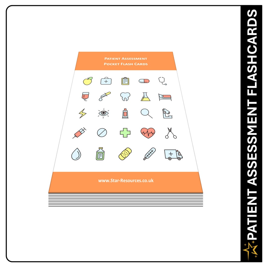 Patient Assessment Revision Flash Cards: Medical Student Study Aid ...