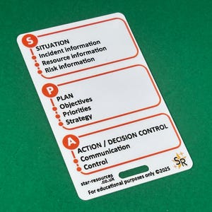 Major Incident Handover Flashcard – MOTHERS and SPA Mnemonics | Durable ...