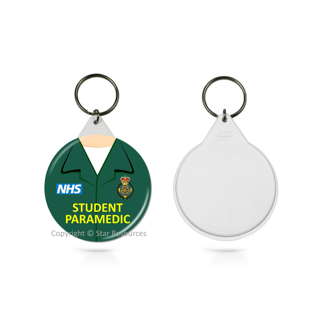 Student Paramedic Key Ring Ambulance Uniform Gift Keyring - Etsy