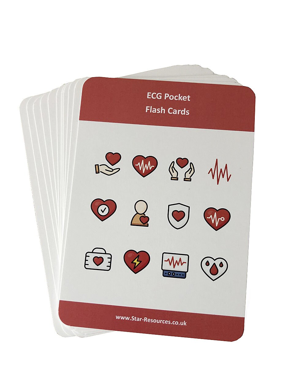 ECG Revision Flashcards Flash Cards Student Paramedic - Etsy UK