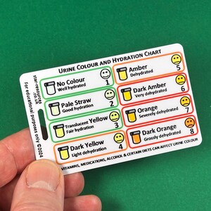 Bristol Stool and Urine Colour Charts ID Badge Card | Paramedic ...