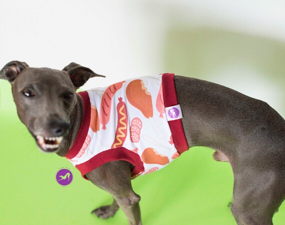 Italian Greyhound Crop Top / Barbecue Party / Yogadog Wear / - Etsy