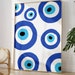 Evil Eye Aura Poster, Protection Wall Art Print, Evil Eye Aesthetic ...