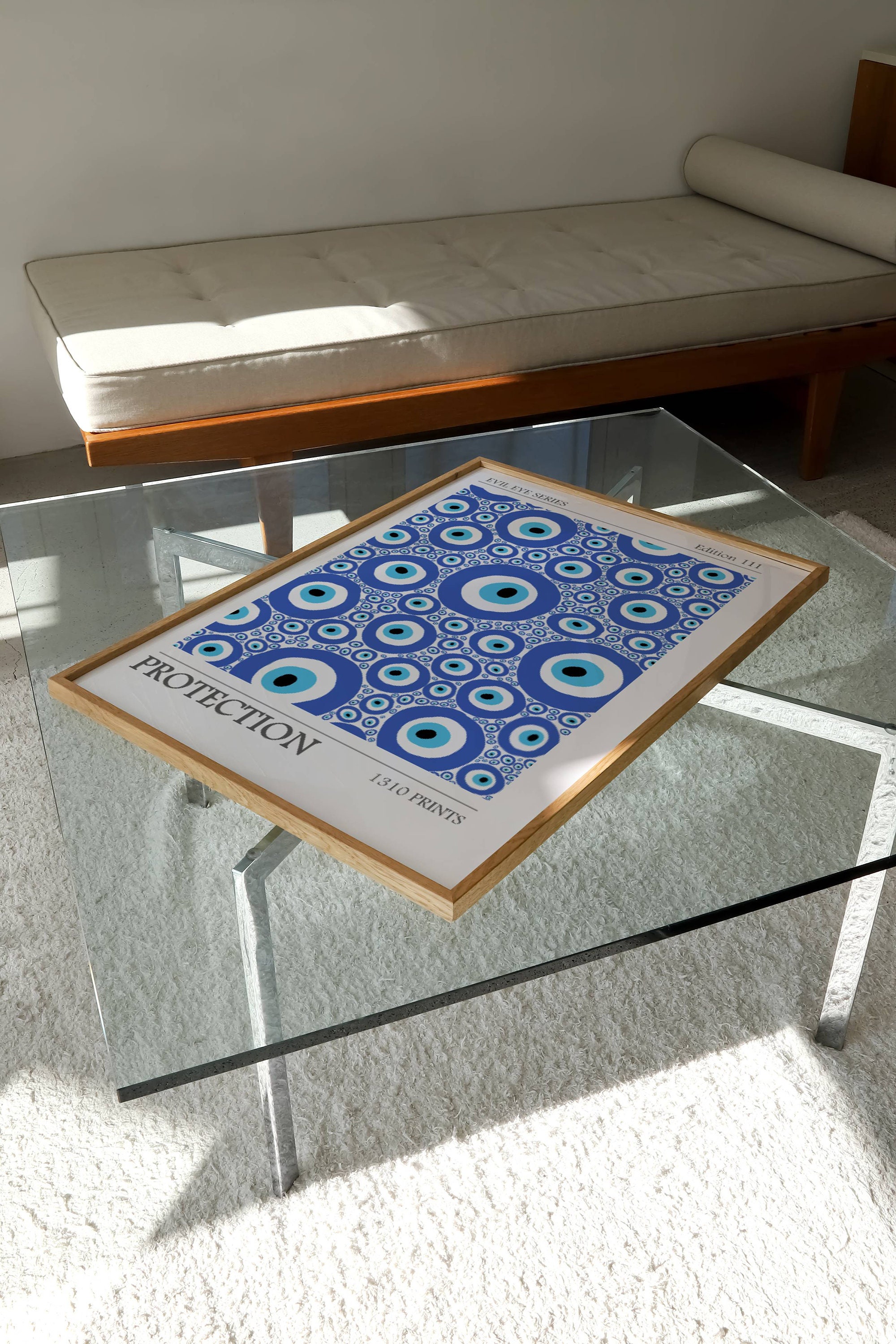 Trendy Evil Eye Wall Art Poster, Spiritual Evil Eye Protection Print ...