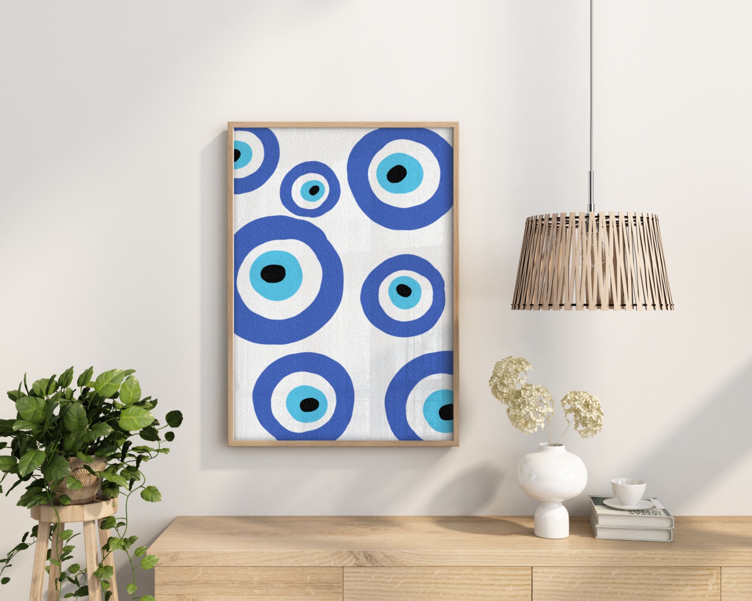 Evil Eye Wall Art Print, Evil Eye Protection Poster, Trendy College ...