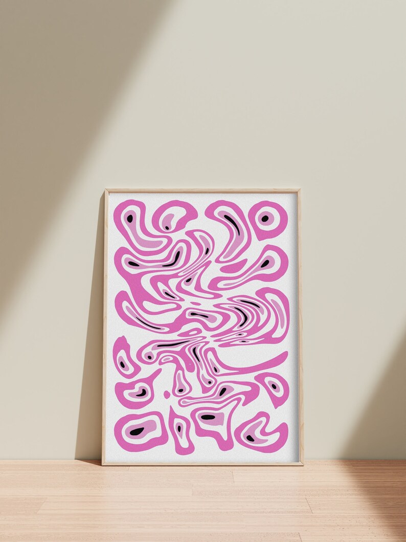 Trippy Evil Eye Wall Art Print, Trendy Dorm Decor, Evil Eye Wall ...