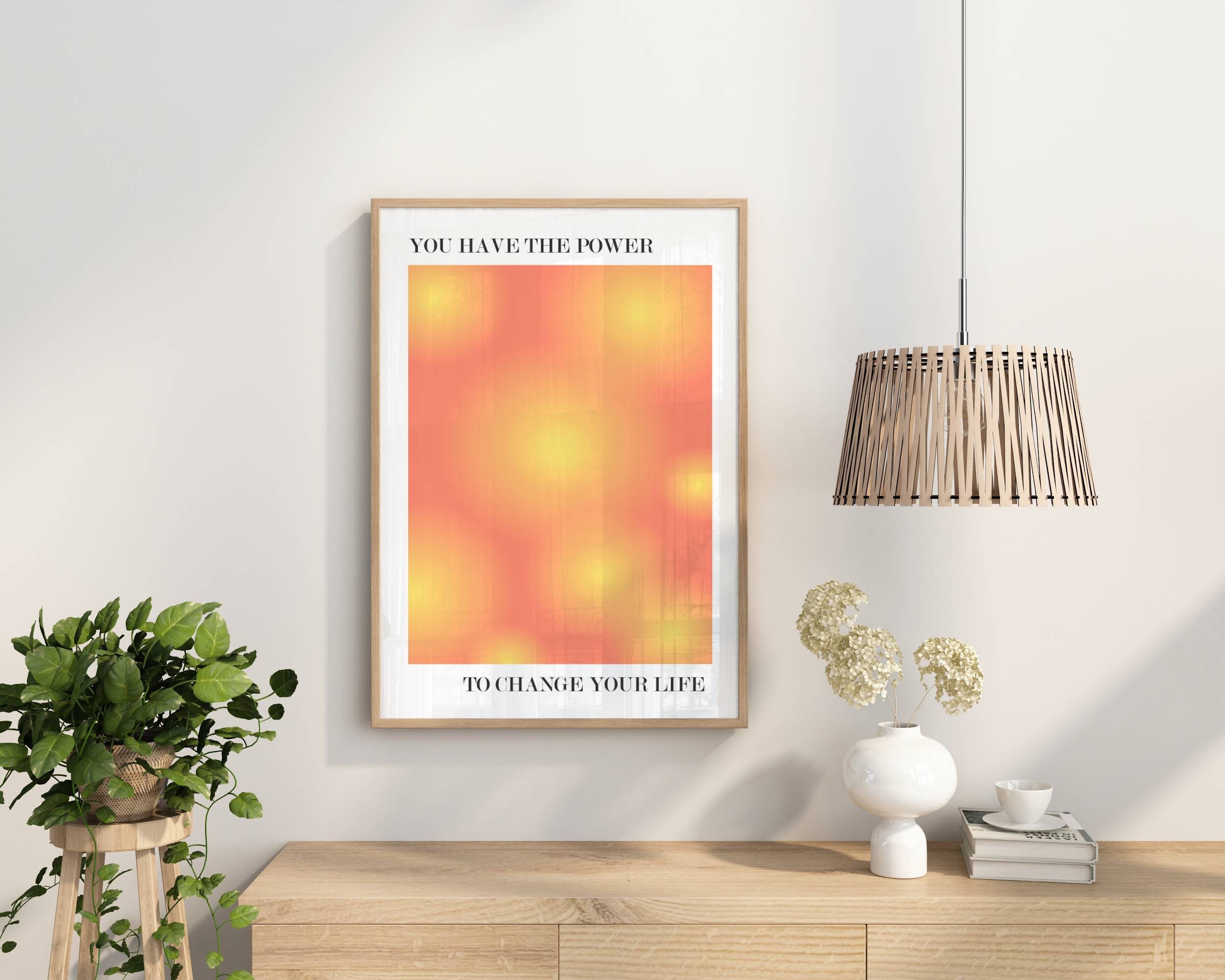 Positive Energy Aura Affirmation Poster, Self Love Poster Print, Trendy ...