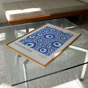 Evil Eye Simplistic Wall Art, Simple Room Decor, Aesthetic Dorm Decor ...