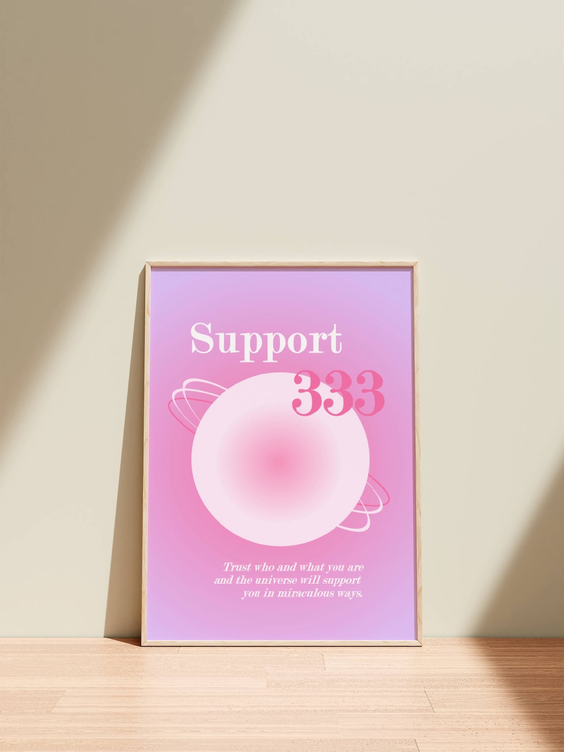 333 Angel Number Aura Poster Print Positive Energy Aura Dorm - Etsy UK