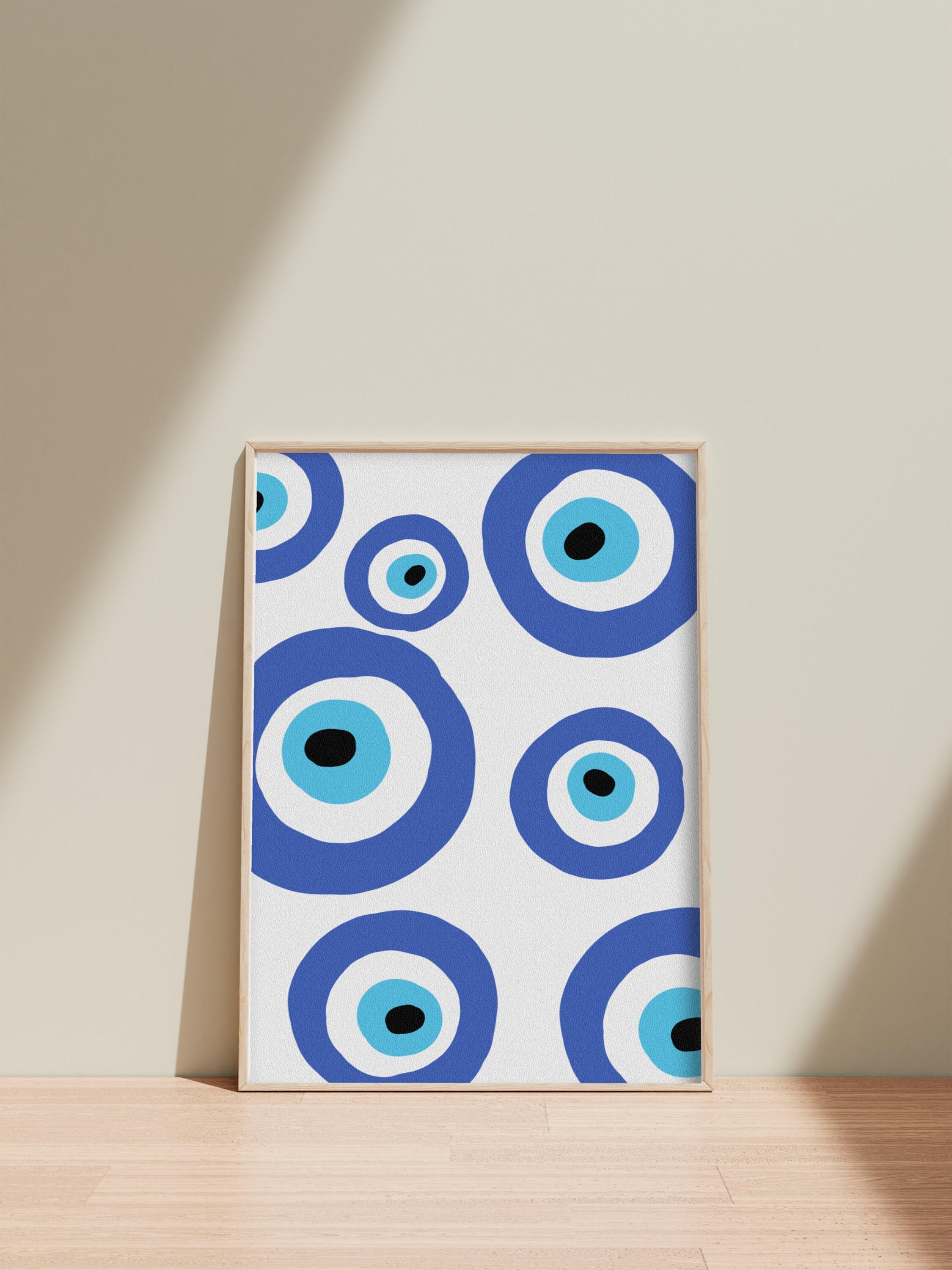 Evil Eye Wall Art Print, Evil Eye Protection Poster, Trendy College ...