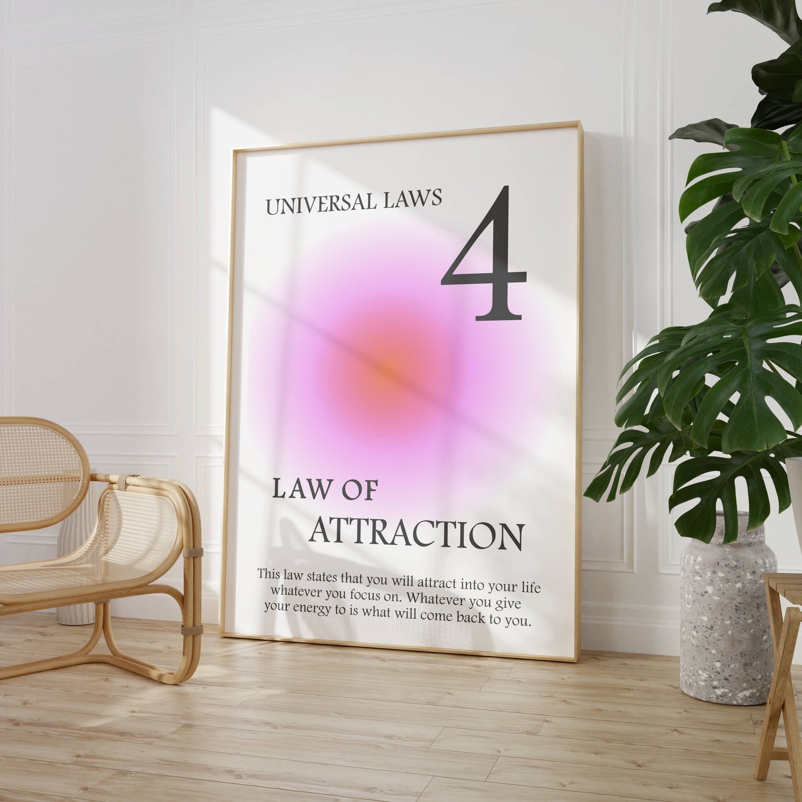 Pink Aura Poster Print Aesthetic Aura Dorm Decor Spiritual - Etsy UK