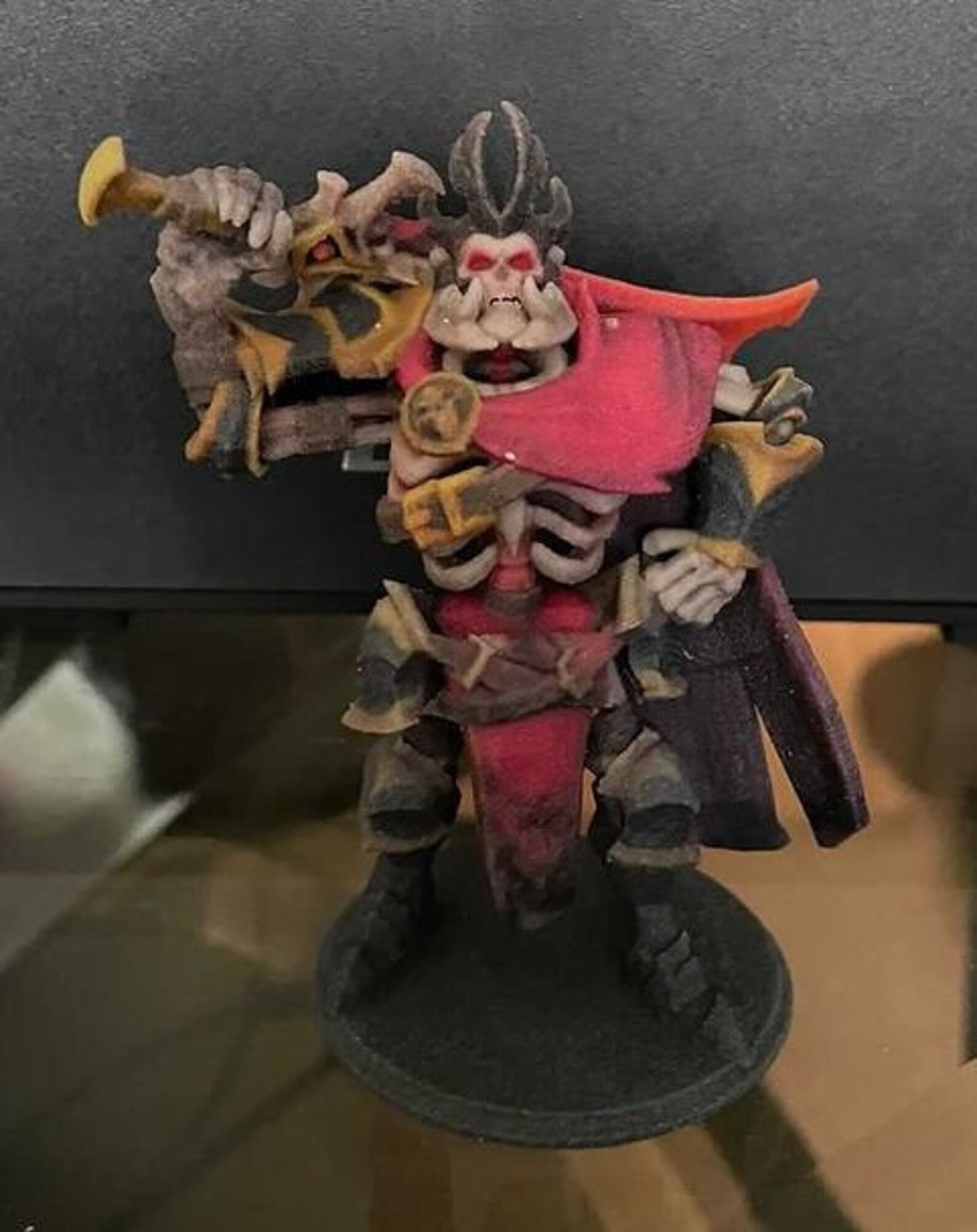 Wraith King Arcana Standing with Sword on Back Dota 2 | Etsy